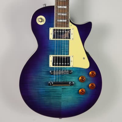 Firefly FFLP Les Paul Matte black with red binding | Reverb