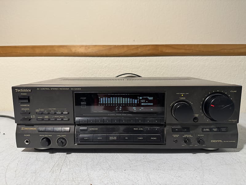 Technics SA-GX303 Receiver HiFi Stereo Vintage Phono 4 | Reverb