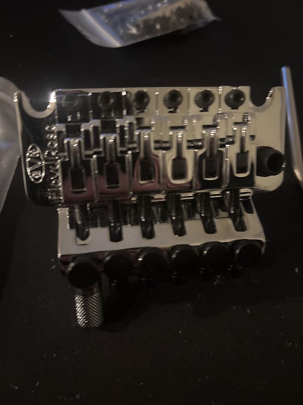 EVH Floyd Rose 1000 Locking Tremolo Bridge - Chrome | Reverb