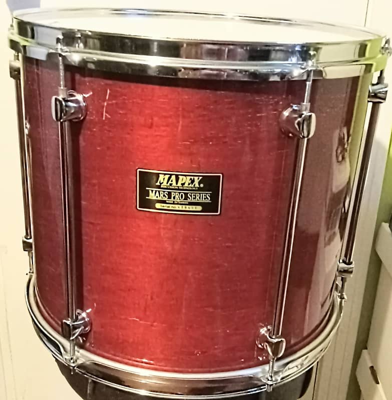 Mapex Mars Pro Series 14" Rack Tom Drum 1990s Cherry Red | Reverb