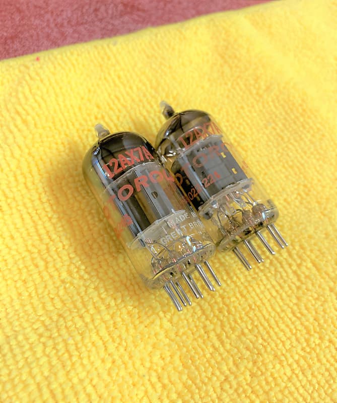 2x Mullard Blackburn 12AX7A ECC83 Preamp Tubes - I61 | Reverb