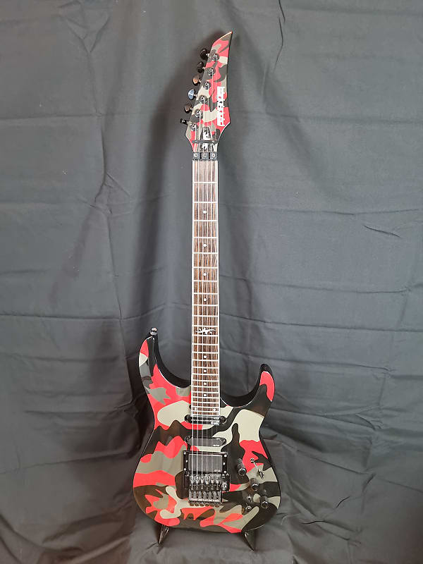 Fernandes Revolver Elite Johnny Santos 2010 - Red Camo | Reverb
