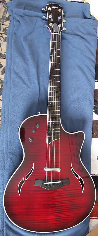 Taylor T5 S1 Red Edgeburst with Upgrades | Reverb
