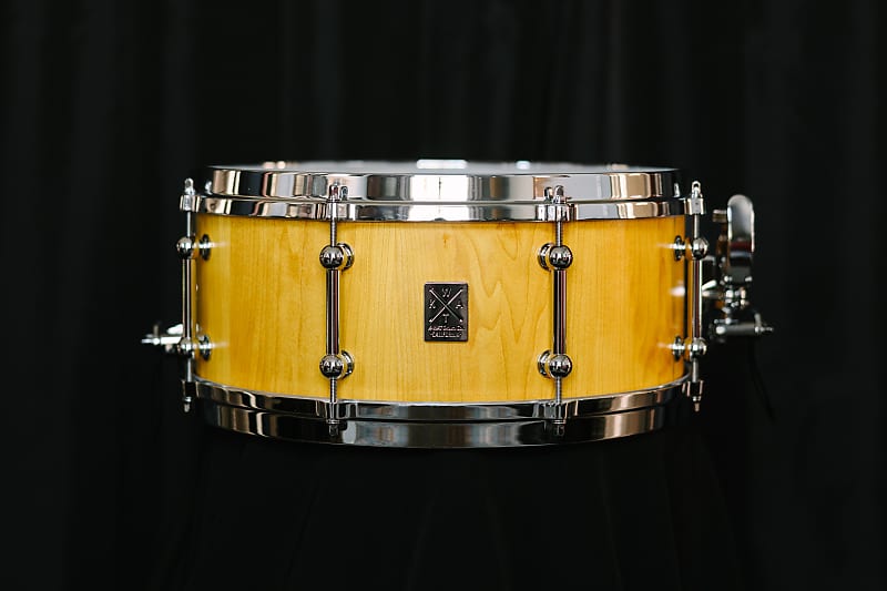 K-WAT Drum Co. 6" x 14" Rock Maple, Stave Shell Custom Snare | Reverb