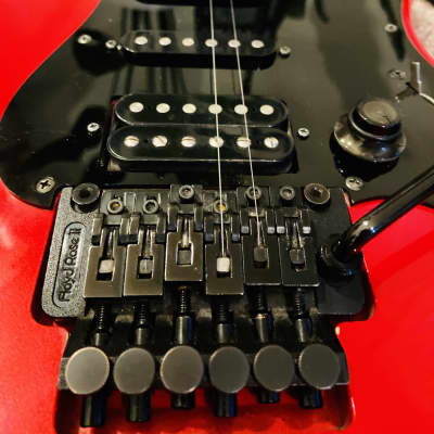 Fender Heartfield Talon 1991 - Frost Red with Gig | Reverb Australia