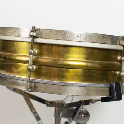 1940s Duplex 4x14 Brass Snare Drum | Reverb