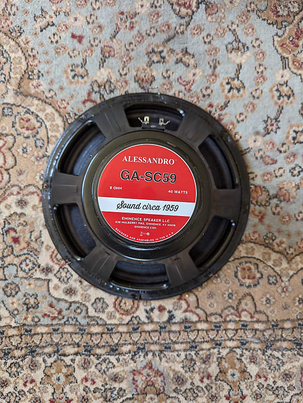 Eminence GA-SC59 Alessandro Signature 2024 | Reverb Eminence GA-SC59 Alessandro Signature 2024 | Reverb
