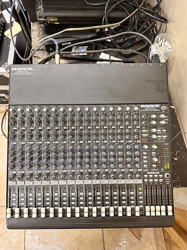Mackie 1604-VLZPRO 16 Channel Mic / Line Mixer - #7527 Tested | Reverb