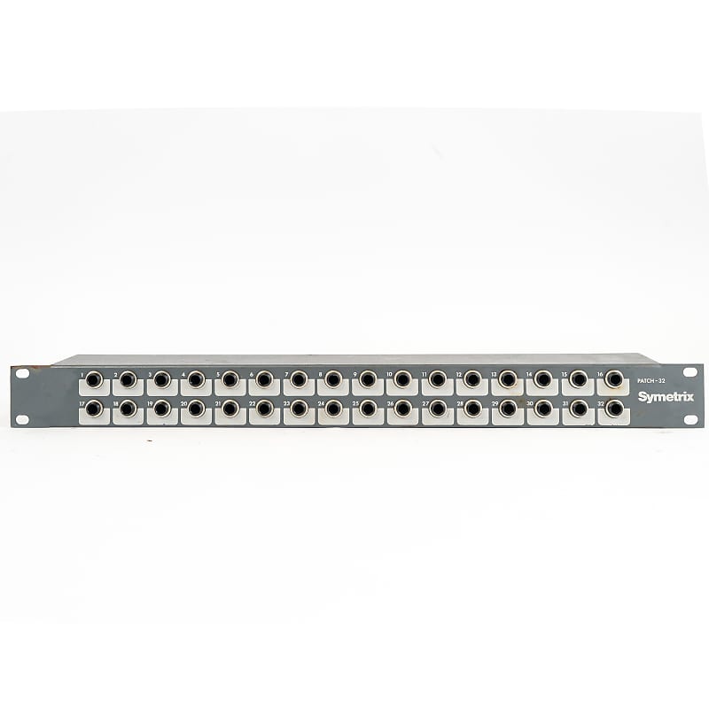 Symetrix Patch-32 - 32 Point 1/4" TRS Patchbay Racmount | Reverb