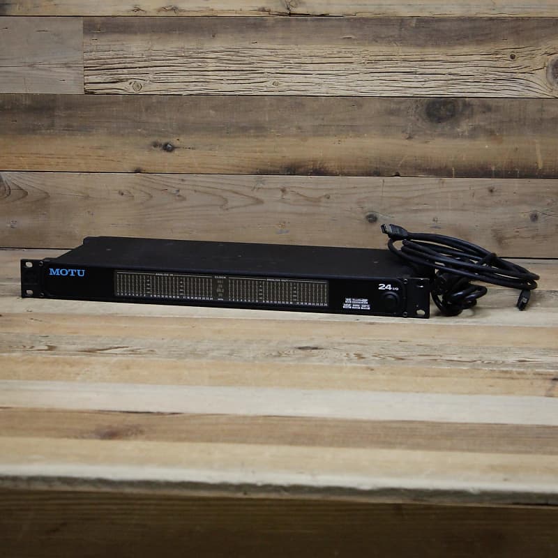 MOTU 24 I/O 24-Channel AD DA Converter 24IO Audio Audiowire | Reverb