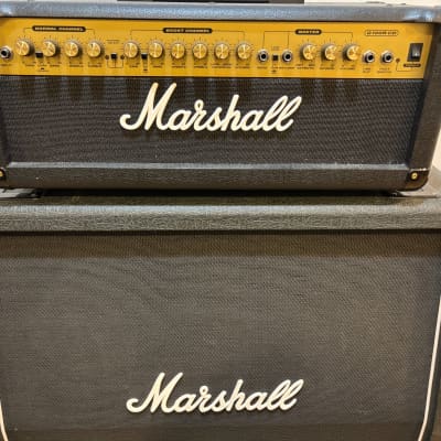MARSHALL 100 WATT HALF STACK WITH JCM LEAD 1960 CABINET | Reverb