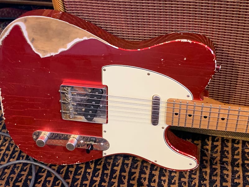 Xotic XTC-1 Telecaster - Candy Apple Red - Heavy Relic | Reverb