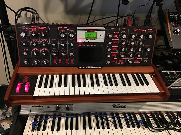 Moog Voyager with expanders and gig bag | Reverb