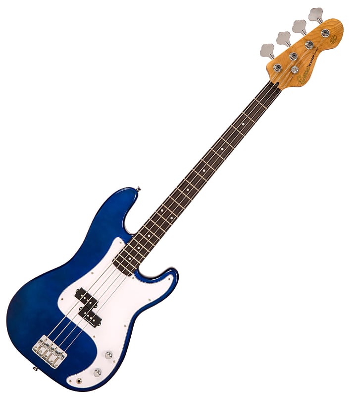 Encore E4 Bass ~ Candy Apple Blue | Reverb