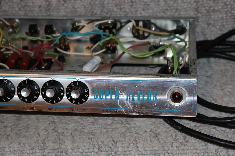 Vintage Early 1970s Fender Silverface Super Reverb Amp | Reverb