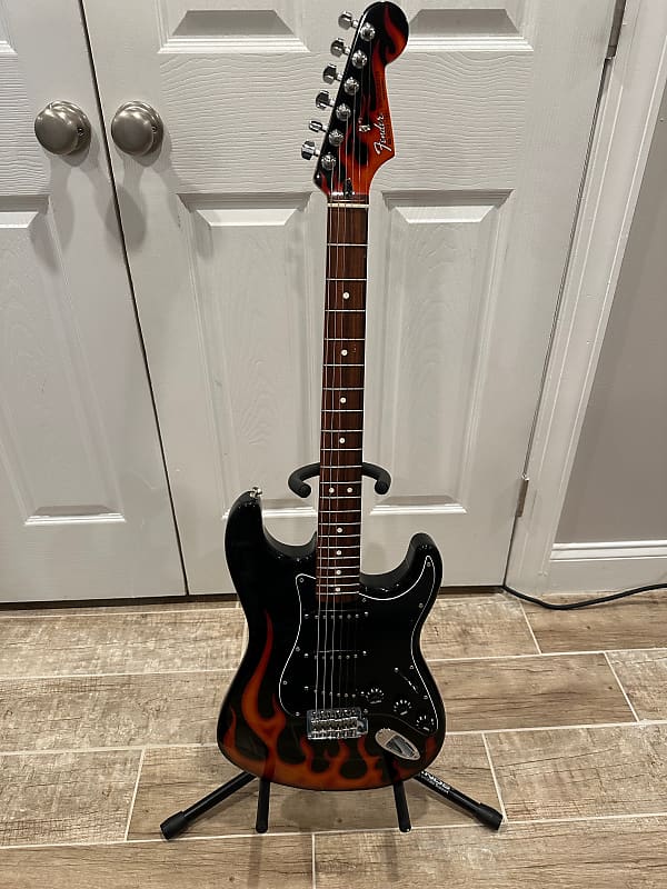 Fender Stratocaster FSR Hot Rod Flames Factory Paint - Hot | Reverb