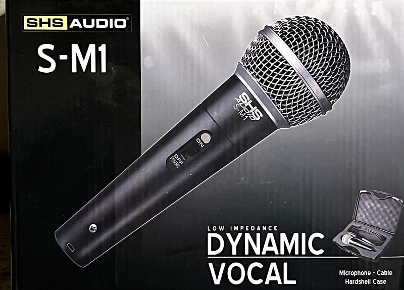SHS Audio S-M1 Vocal Microphone with Cable and Case, Shure 58 | Reverb