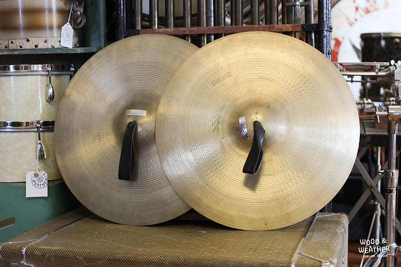 1970s A. Zildjian 20" Symphonic French Concert Crash Cymbals | Reverb