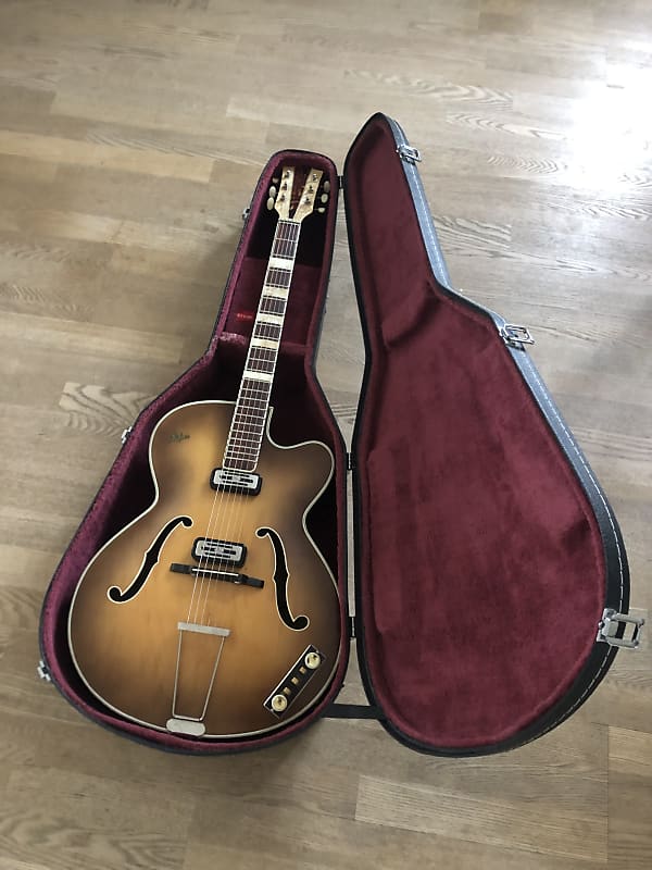 Höfner 457S E2 1960 Ice tea burst / vintage sunburst | Reverb