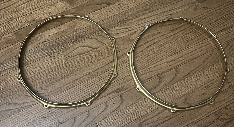 Tama Brass Sound Arc Hoops 14” 8-hole snare | Reverb