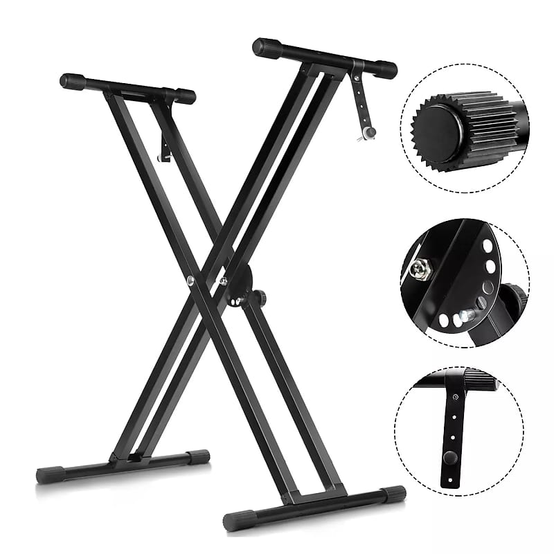 Heavy Duty Z-Style Adjustable Piano Keyboard Stand with | Reverb