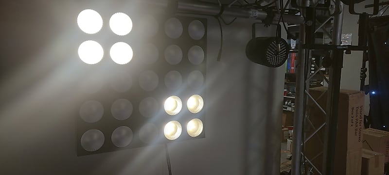 Warm White 25 X Cob Matrix Panel Sound To Light And DMX, | Reverb