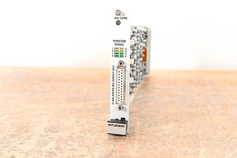 Studer Mic/Line In Card for D21m Modular I/O | Reverb Deutschland