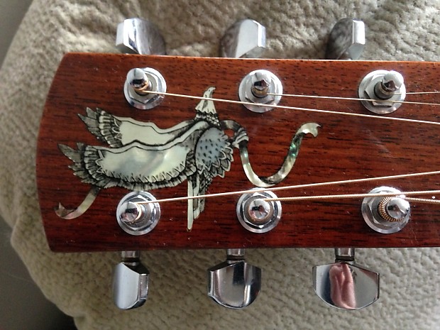 Larrivee L-19 1986 Spruce and Rosewood, Eagle Inlay | Reverb