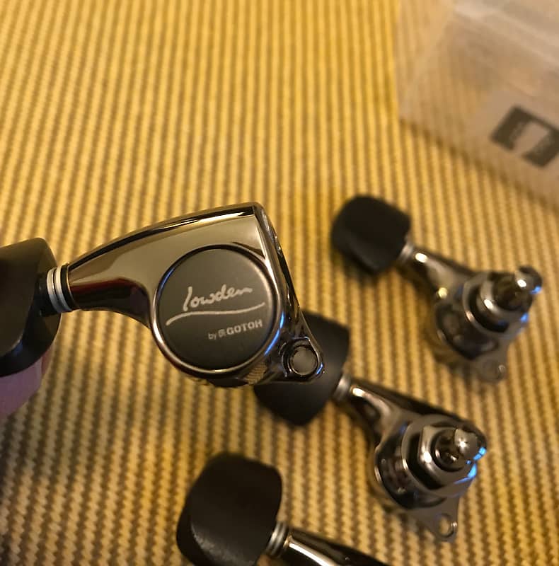 Gotoh Lowden SGL510 Cosmo Black Chrome 2018 Tuners Machine | Reverb