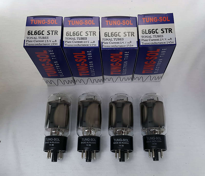 New 4x TungSol 6L6GC STR / 6L6 | Matched Quad / Quartet / | Reverb