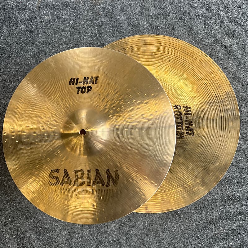 Sabian 15" HH Hi Hats Original 1980's Vintage | Reverb