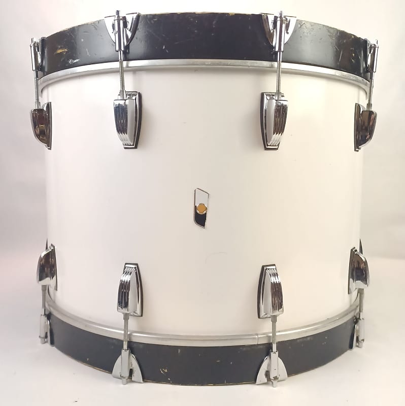 Ludwig 14x22"White Cortex 6Ply Maple Rockers Bass Drum | Reverb