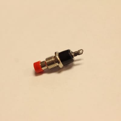 SGM Push Button Mini Kill Switch for Guitar, Momentary, Red | Reverb