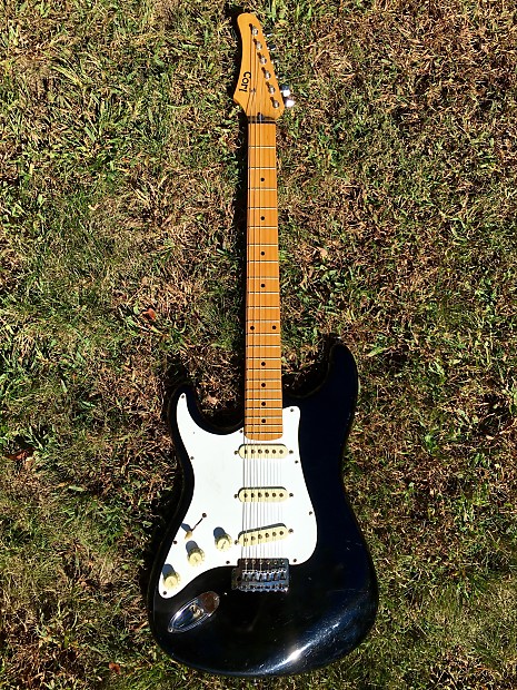 Cort Strat Copy 1980s Black | Reverb