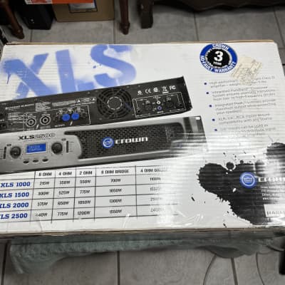 Crown Model XLS 2000 Rackmount 2-Channel High-Density 350W | Reverb