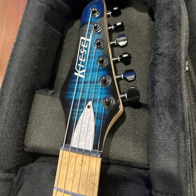 Kiesel Delos 2023 - Flamed Maple Aqua Burst | Reverb