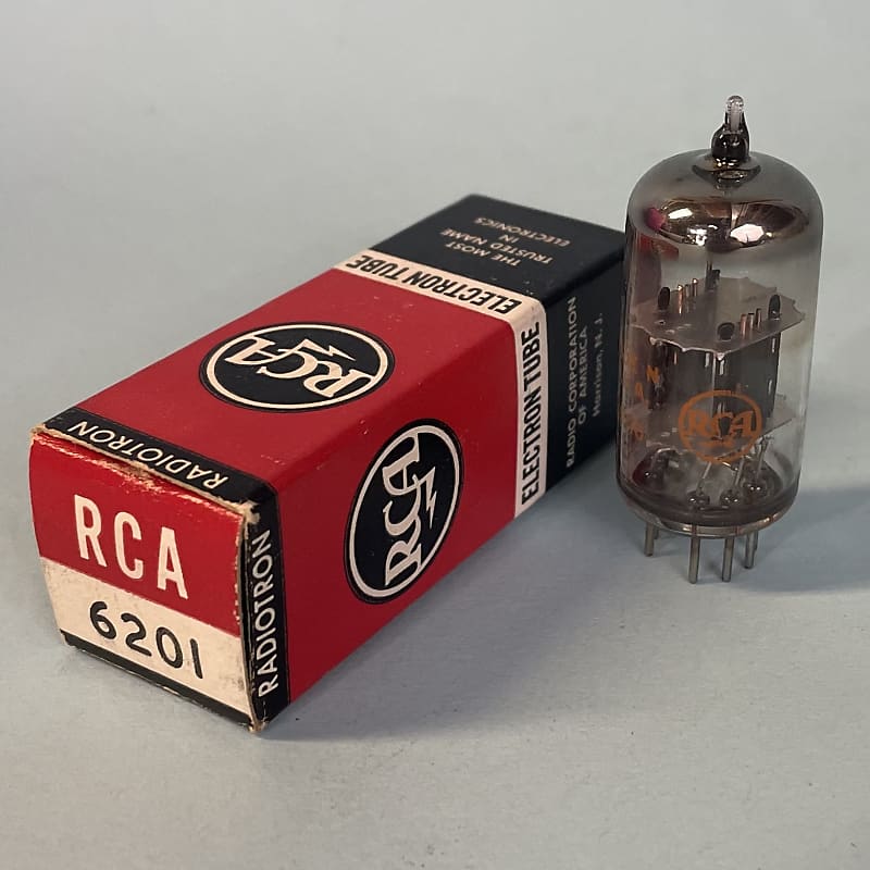 1965 RCA 6201 12AT7WA ECC81 Vintage Halo Getter Preamp Tube! | Reverb