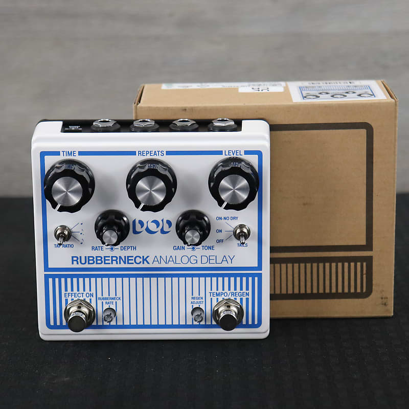 DOD Rubberneck Analog Delay White/Blue | Reverb