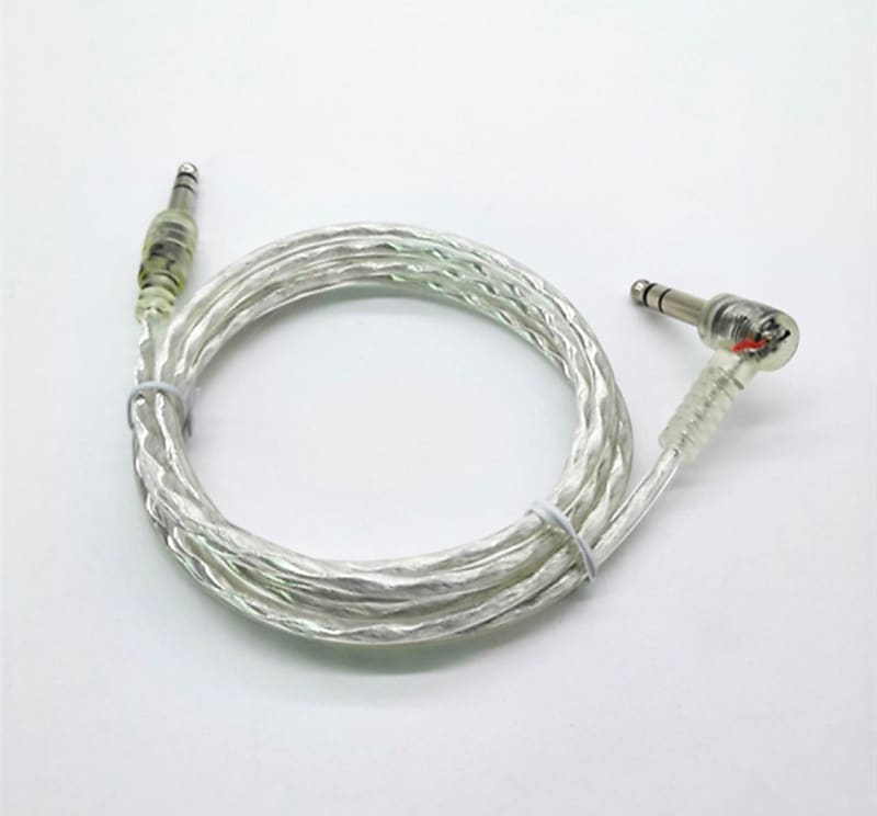 6ft Silver Clear Transparent Dual Trigger Cable for Roland | Reverb