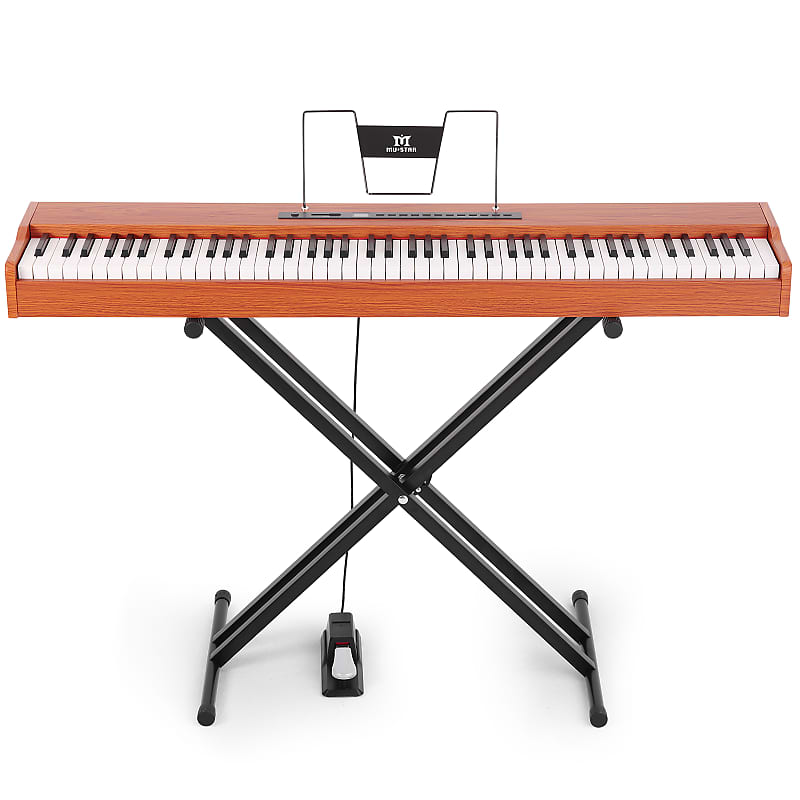 Mustar 88 key numeric piano - Walnut | Reverb