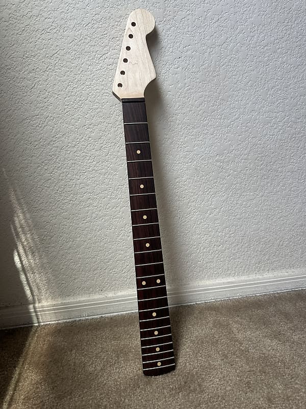 Musikraft Stratocaster Neck RARE Thin Laminate Rosewood | Reverb