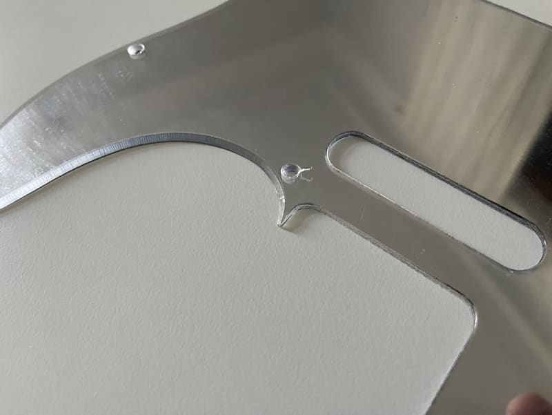 New 5 holes pickguard silver chrome for Fender Telecaster | Reverb