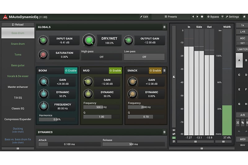 MeldaProduction MAutoDynamicEq (Download) | Reverb