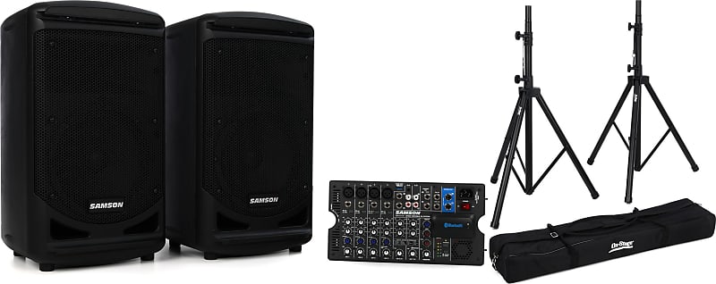 Samson Expedition XP800 8-channel 800W Portable PA System | Reverb
