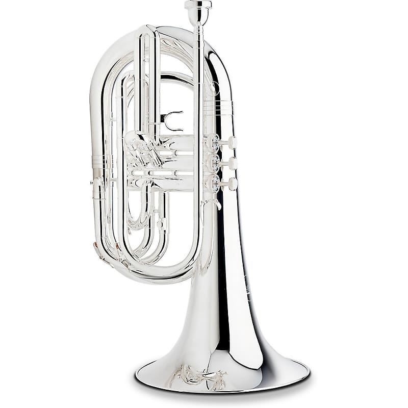 Allora AMB-450 Marching Bb Baritone Silver | Reverb