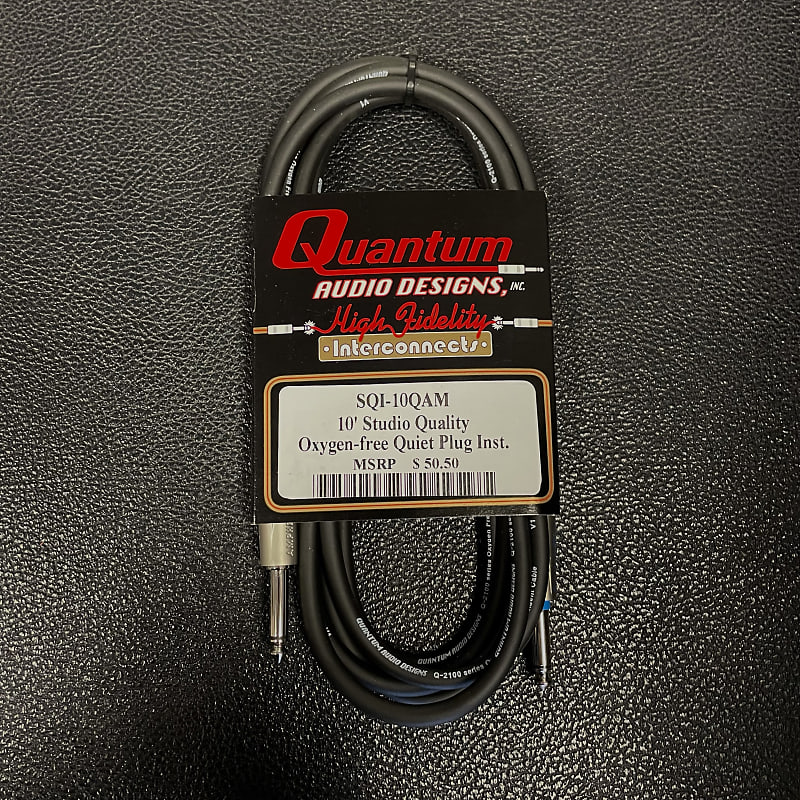 Quantum 10’ Quiet Plug Studio Quality Oxygen-Free copper | Reverb