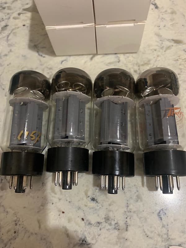 Quad of Sylvania 6L6GC (STR421) | Reverb