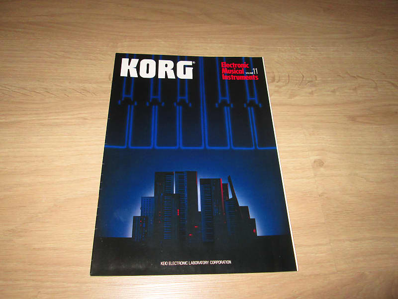 Korg Catalog Volume 11 - Original Vintage Synthesizer | Reverb