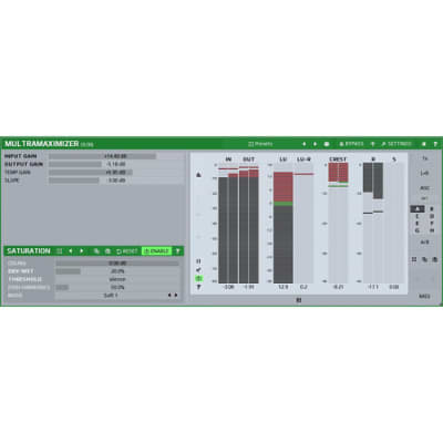 MeldaProduction MUltraMaximizer - Loudness Maximizer Plug-In | Reverb