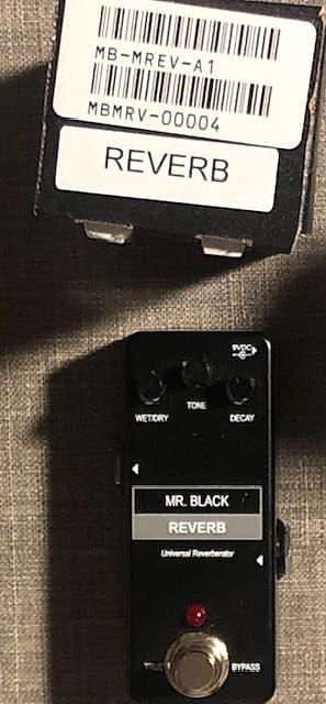 Mr. Black Mini Reverb Pedal *BRAND NEW* | Reverb